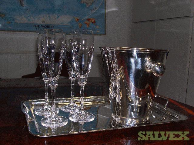 Silver Plated Champagne Sets | Salvex