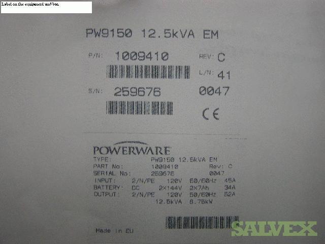 Powerware 9150 UPS Equipment | Salvex
