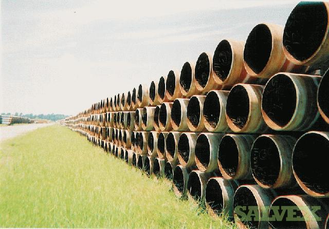 20" OD Concrete Coated Pipe 41391 Feet | Salvex