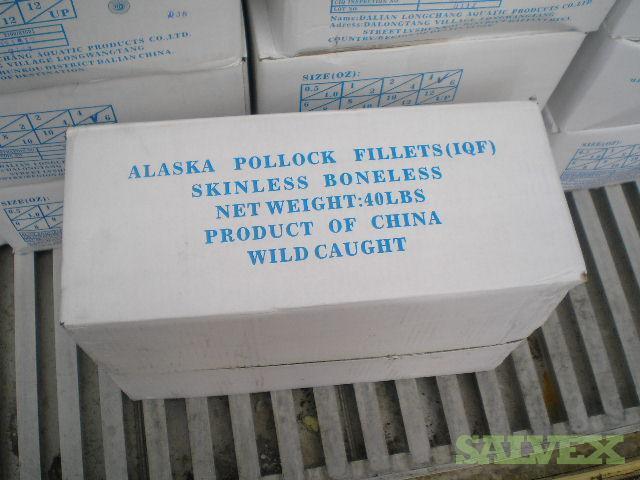 Pollock, Fillets, IQF. Sold $.79/lb | Salvex