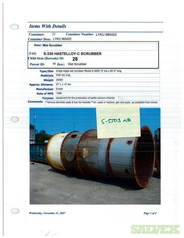 Separator, Scrubber, Strainers and Demisters | Salvex