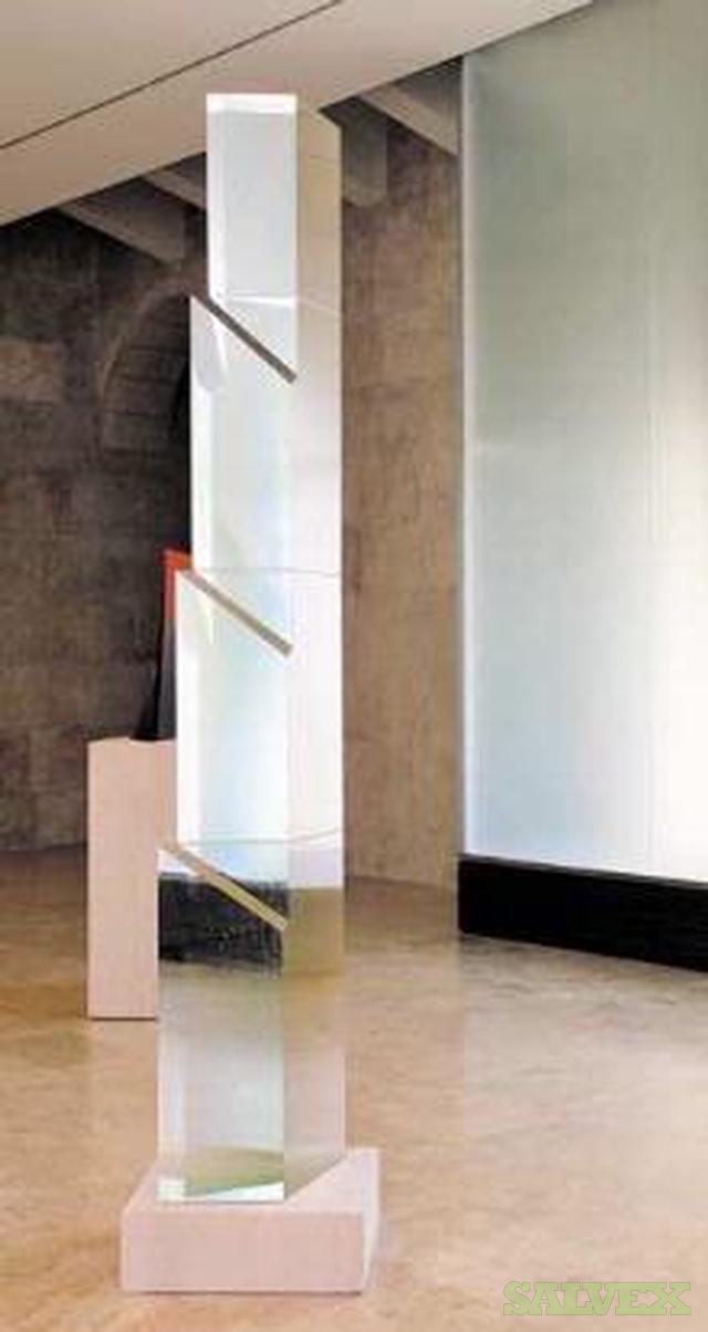 Important Crystal Sculpture Victory Column Stanislav Libensky and ...