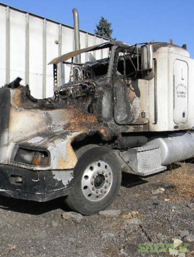 Peterbilt Mmodel 377 with Cummins N14 engine -- 1997 Year -- Fire ...