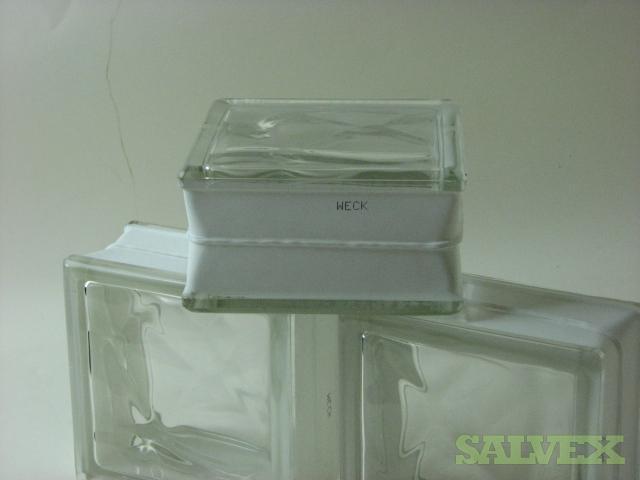 Glass Blocks by Weck -Thin Line, 6" x 6" x 3 1/8" | Salvex