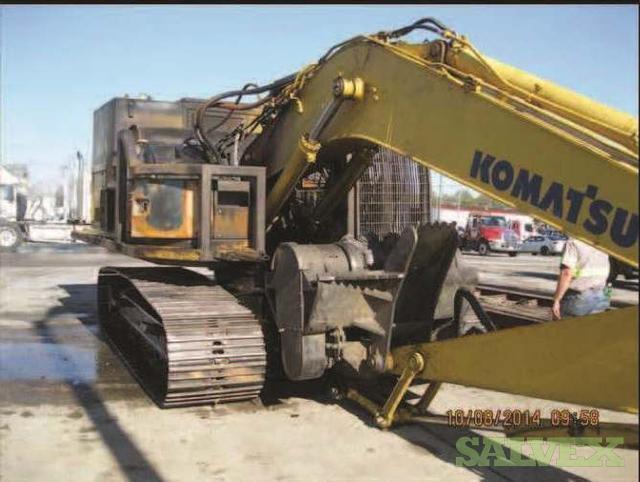 2008 Komatsu- PC 228 Excavator w/ Shinn Grinder Attachment | Salvex