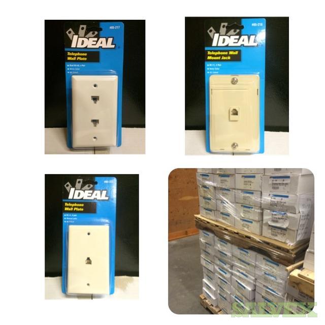 Telecom/Data Wall Plate, Wall Mount Jacks, Various | Salvex