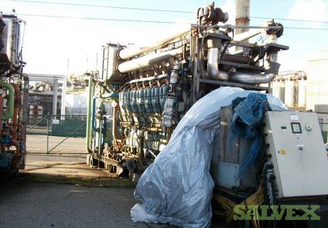 BAYLOR AC 2.5MW Natural Gas Generators 3125 kva - with V16 Ruston ...