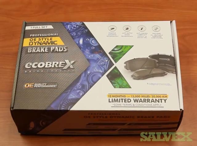Ecobrex Canada Premium Brake Pads (34,647 Sets) | Salvex