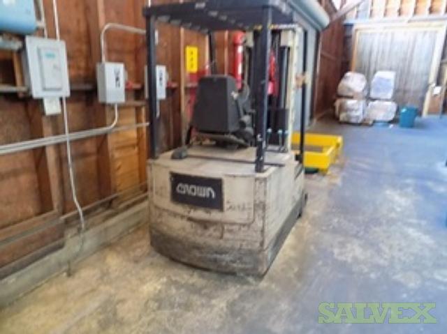 Crown Electric 55F Forklift with Chargers (2 Units) | Salvex