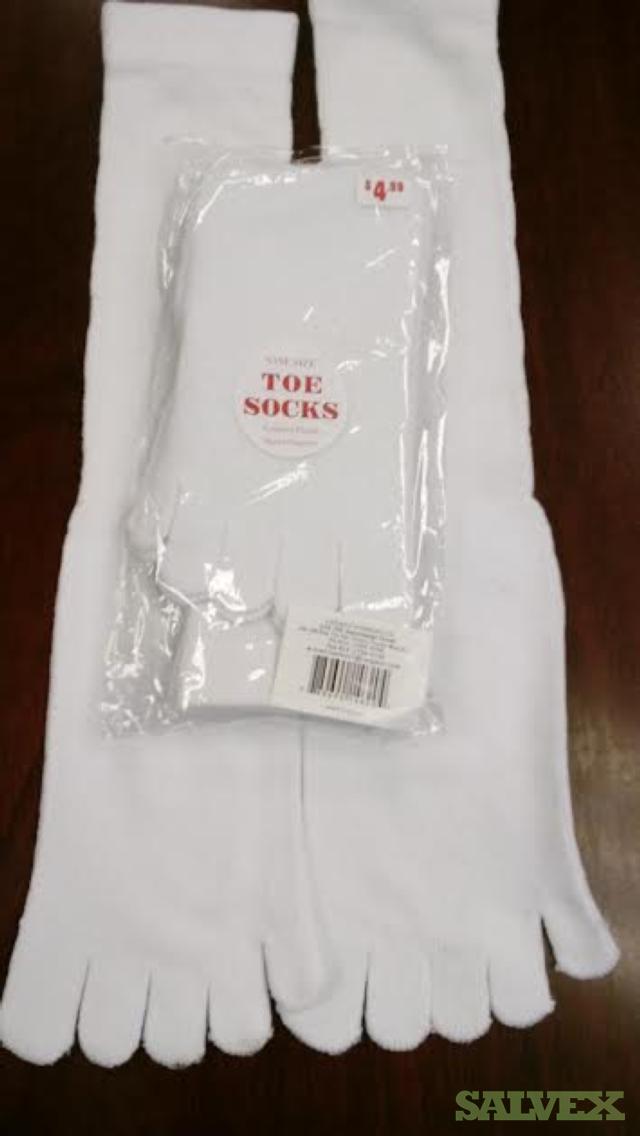 White Toe Socks (3840 Pairs) | Salvex