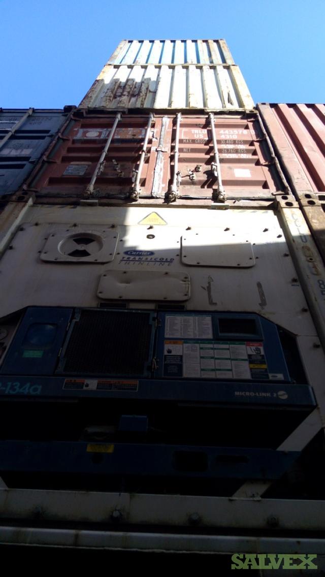 Damaged Dry and Reefer Containers - 20 ft and 40 ft (15 Units) | Salvex