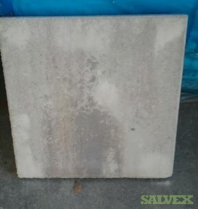 White 24x24 Square Stepping Stone, Landscape Stones | Salvex
