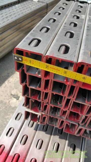Stainless Steel 304 ss Slotted Struts - 10 ft Length (200 Units) | Salvex