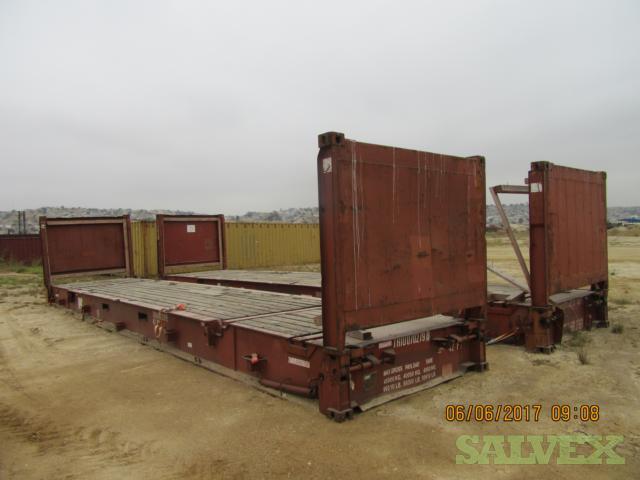 Flat Rack Containers - 20 ft [7 units] and 40 ft [27 units] | Salvex