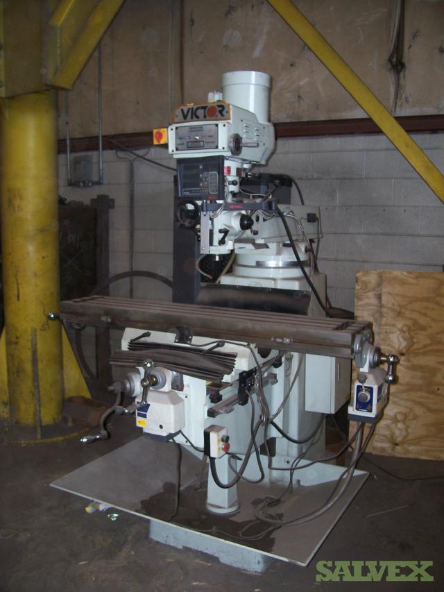 Victor Milling Machine and Angle Roller (2 Machines) | Salvex