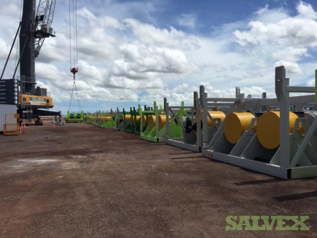 42" Water Intake Riser Racks and Tower (48 Racks) | Salvex