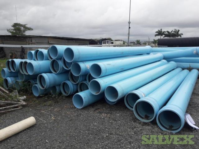 PVC Pipe 235PSI DR 18 14" 20, Blue/ED (1,440 Ft) | Salvex