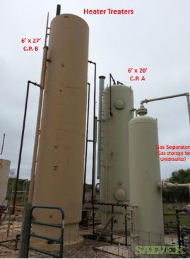 Vertical Heater Treaters with Gas Separator | Salvex