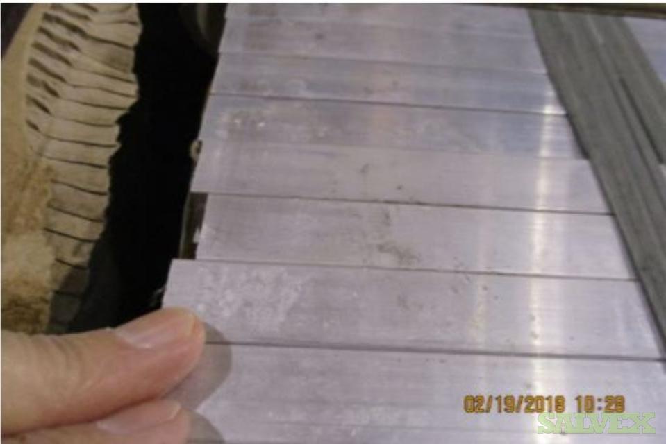 Aluminum Extrusion Finishing Mill Finish (MF) Alloy 6063 T25 (39862 Lbs ...