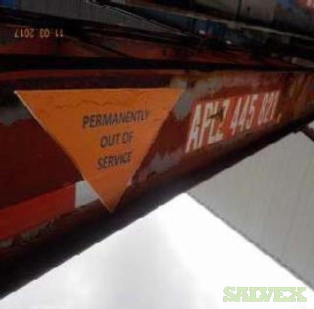 Chassis for Containers Damaged or Scrap | Salvex