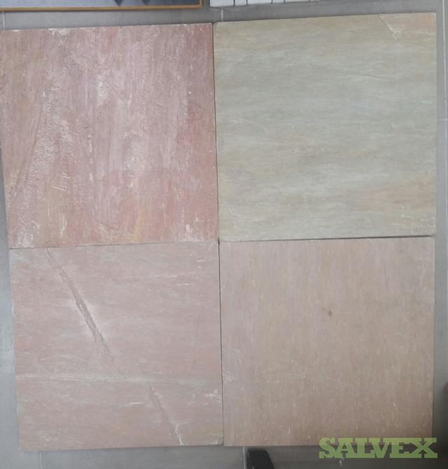 Natural Lime Slate Tiles of 12" X 12" - 500 Sf | Salvex