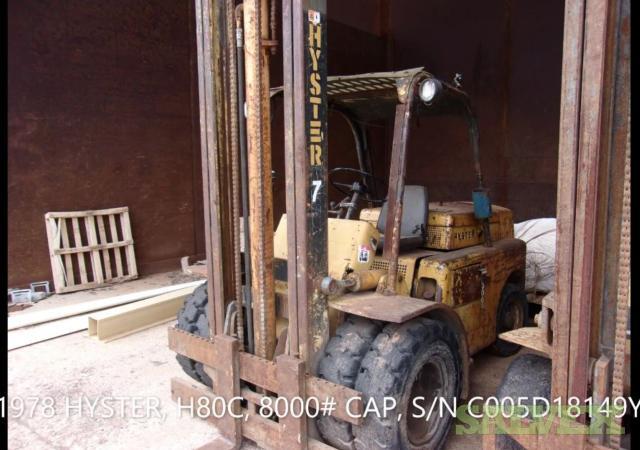 Hyster Forklift H80C, 1978 | Salvex