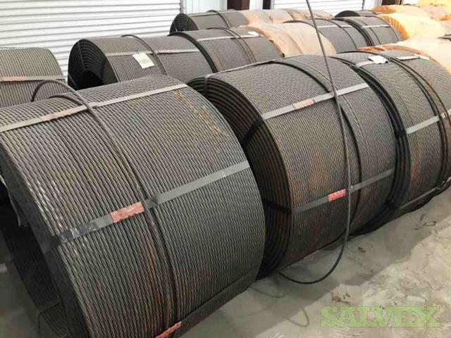 PC Strand 1/2'' Diameter - 270K Grade 7 Wire Low Relaxation ASTM A416 ...