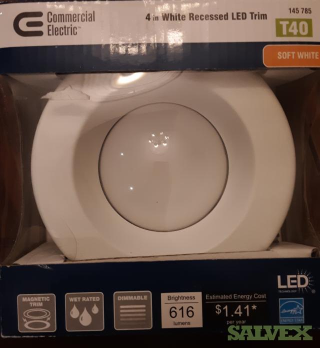 Commercial Electric 4" LED Retrofit Kits / Lighting Fixtures: 52178819 ...