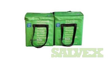 Amazon Fresh Reusable Folding Green Tote Bags (4,896 Bags) | Salvex