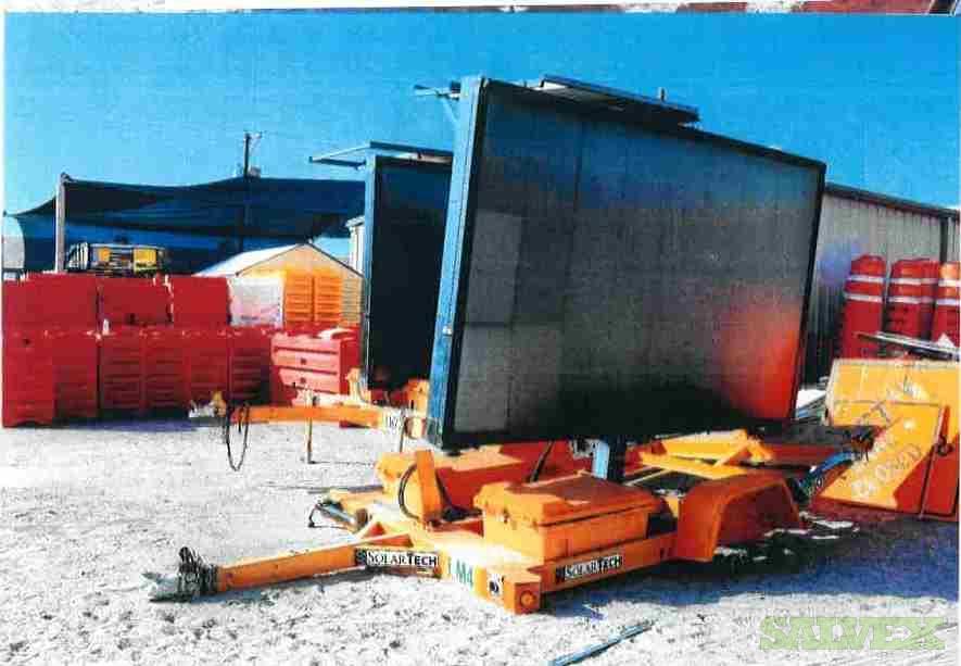 2015 Solar Tech Solar Powered Message Board | Salvex