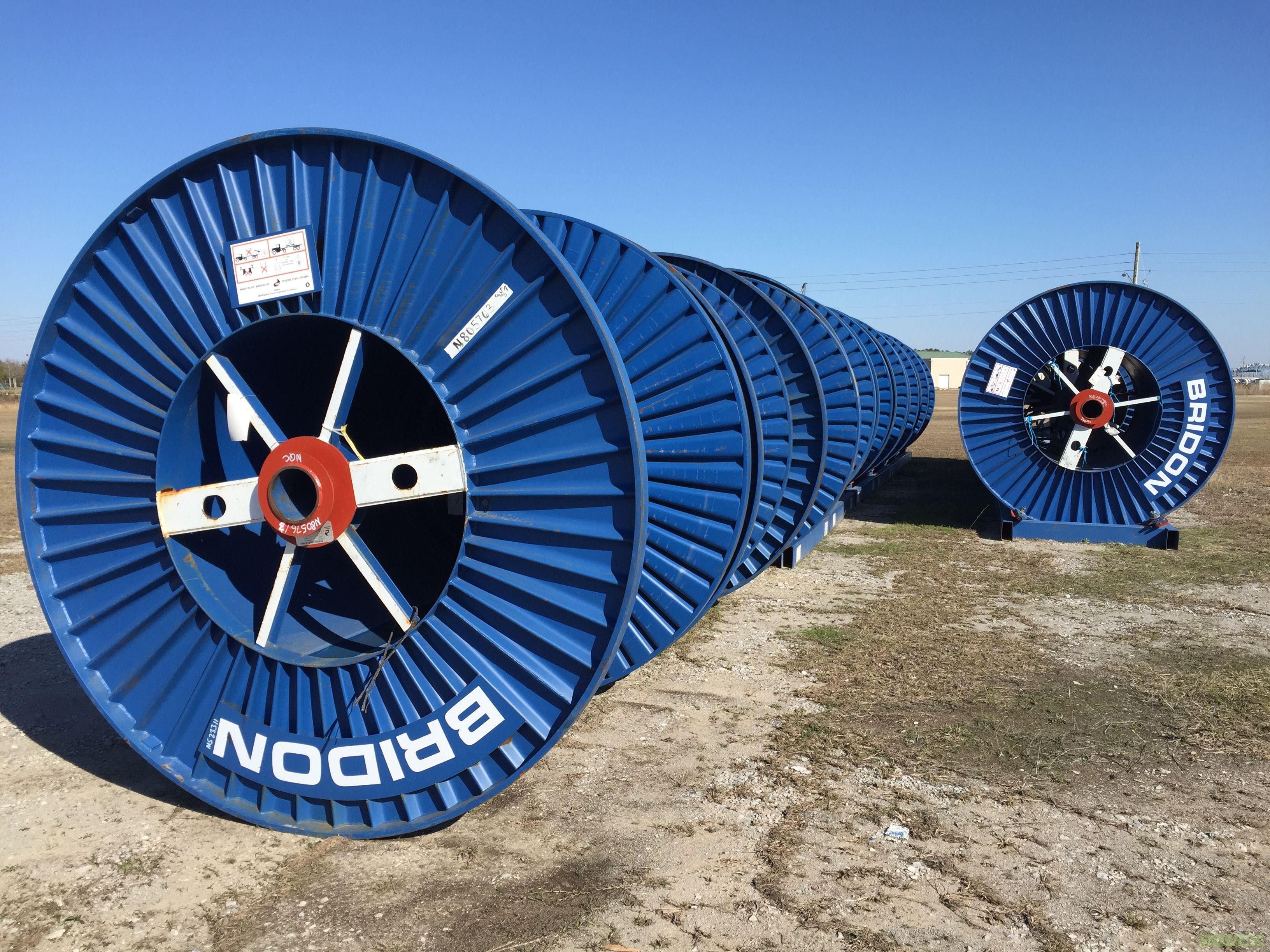 Cable Reels 2.5m Height x 2m Width (96 Reels) | Salvex
