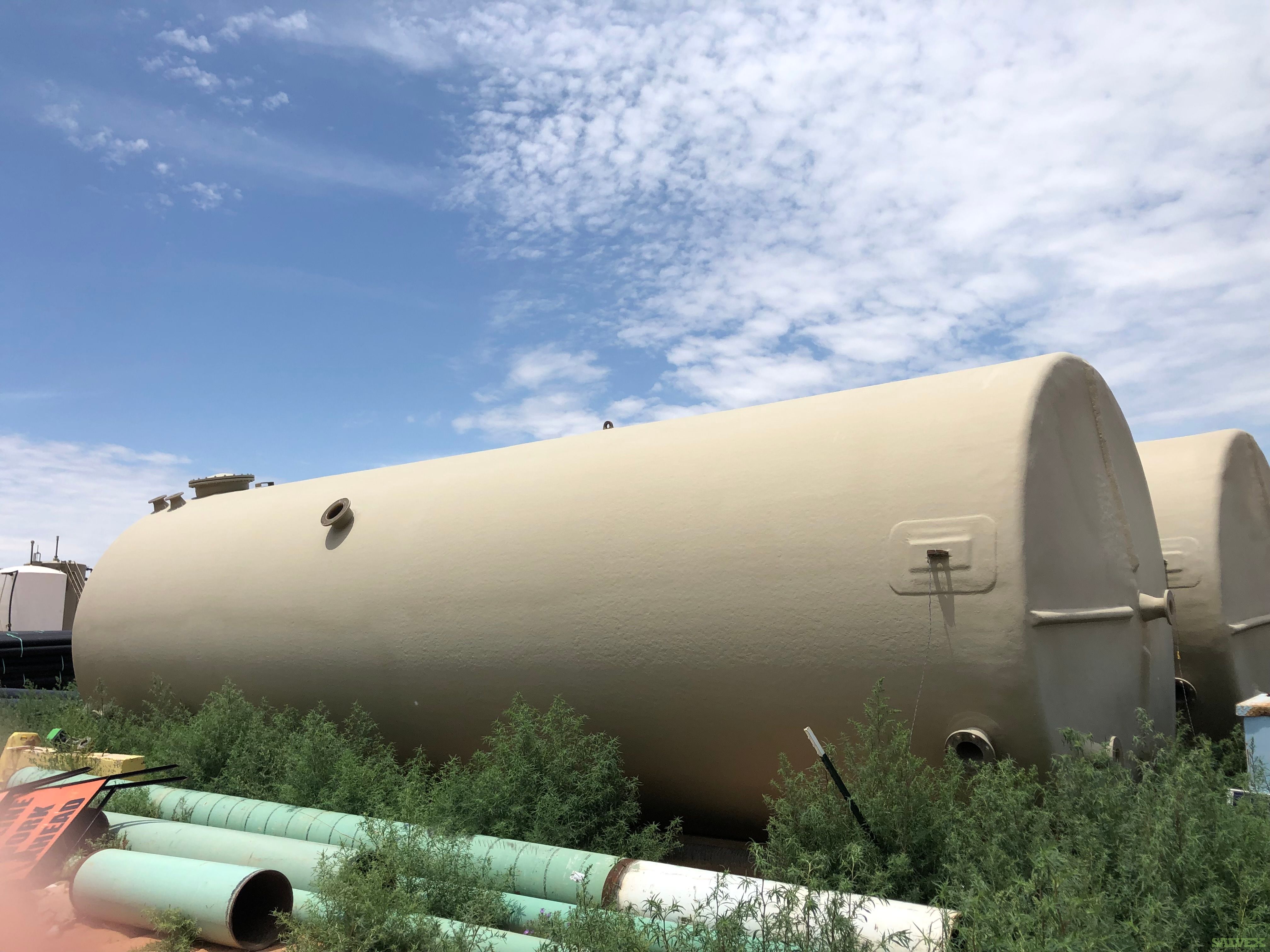 12 x 38 Desanding and 25x15-6 Fiberglass Tank | Salvex