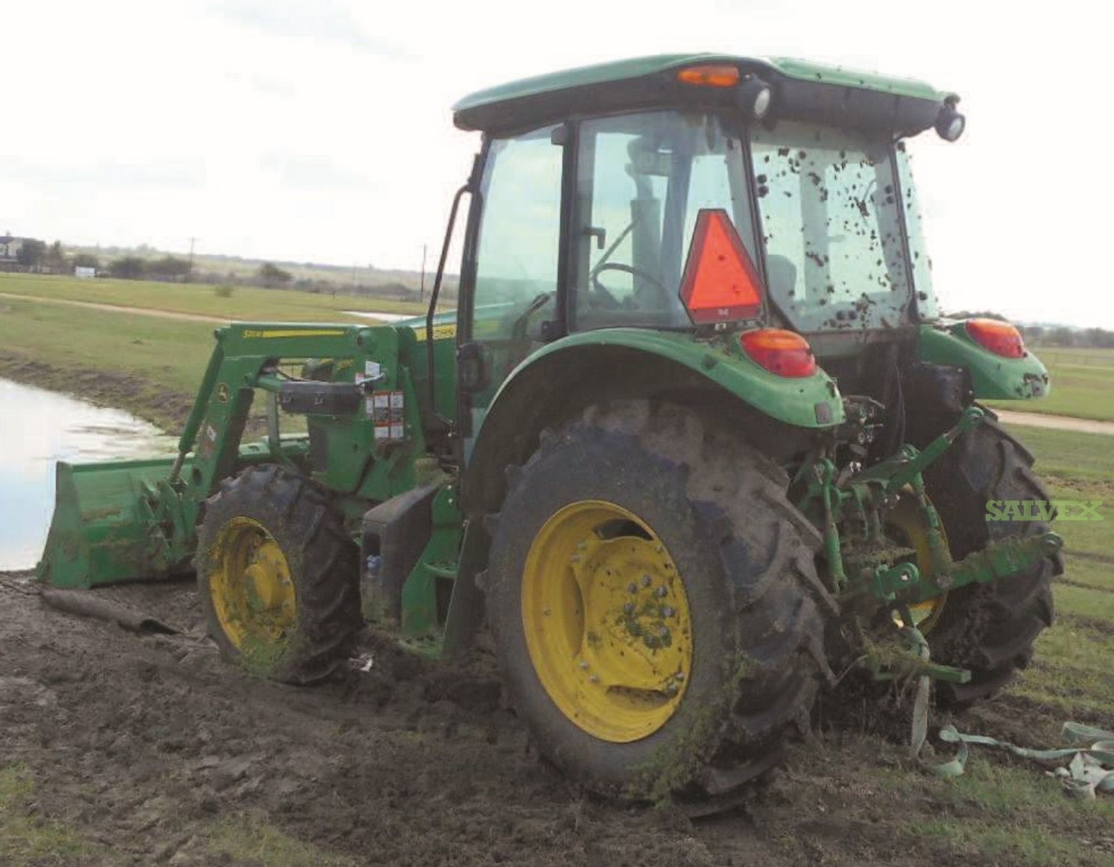 John Deere 5090E Cab Tractor with John Deere 520M Loader 2020 - Damaged ...