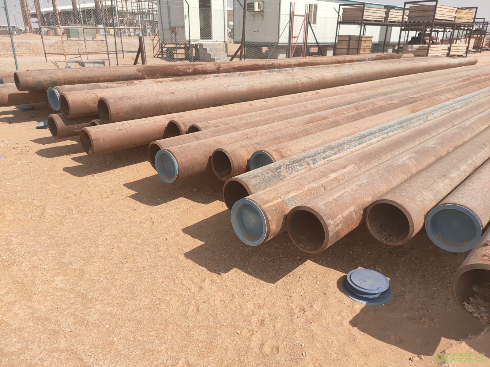 8" SCH100 0.594WT Grade B Surplus Line Pipe & 1/2" SCH80 Pipe (36.6 ...