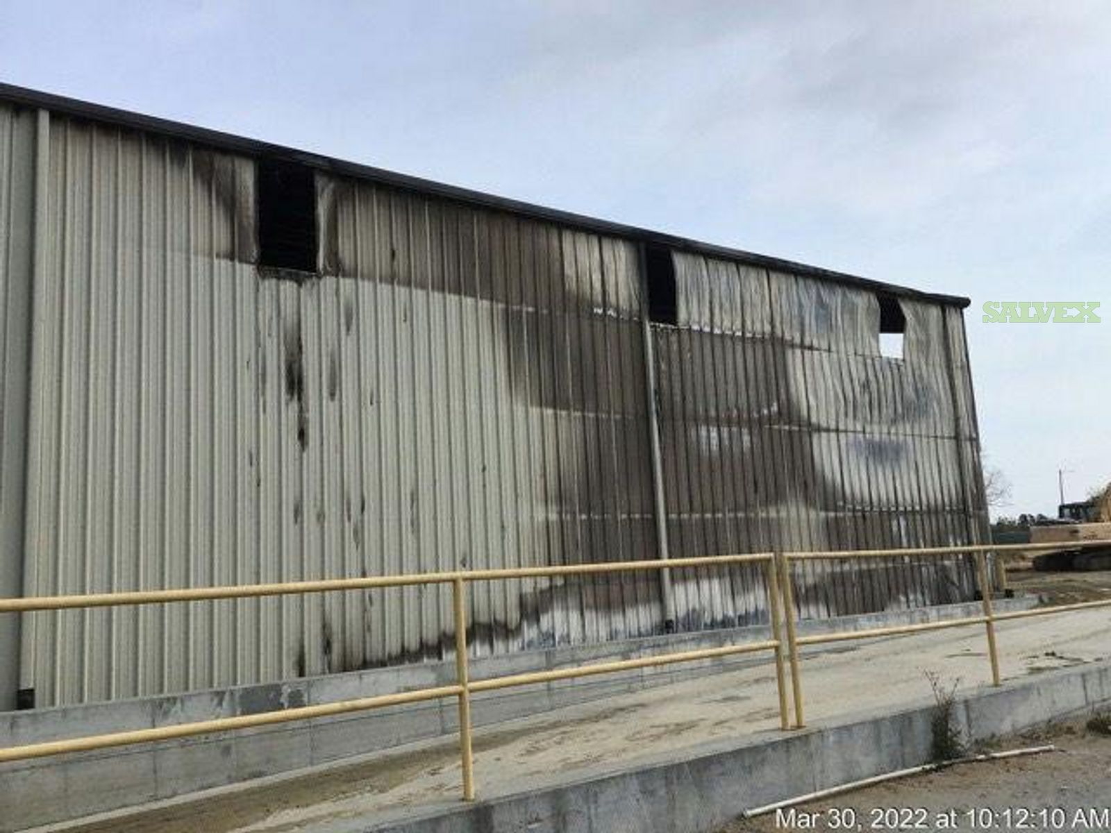 Metal Roof Panels and Siding from Steel Framed Warehouse (Fire Damage ...