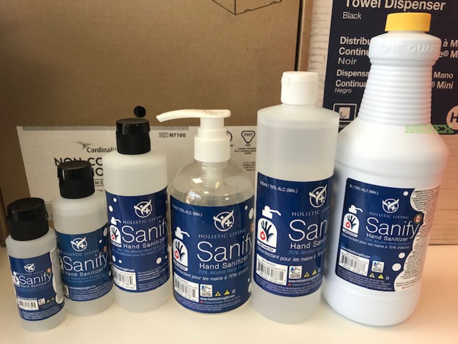 Sanify - Holistic Living Hand Sanitizers (152,600 Units) | Salvex