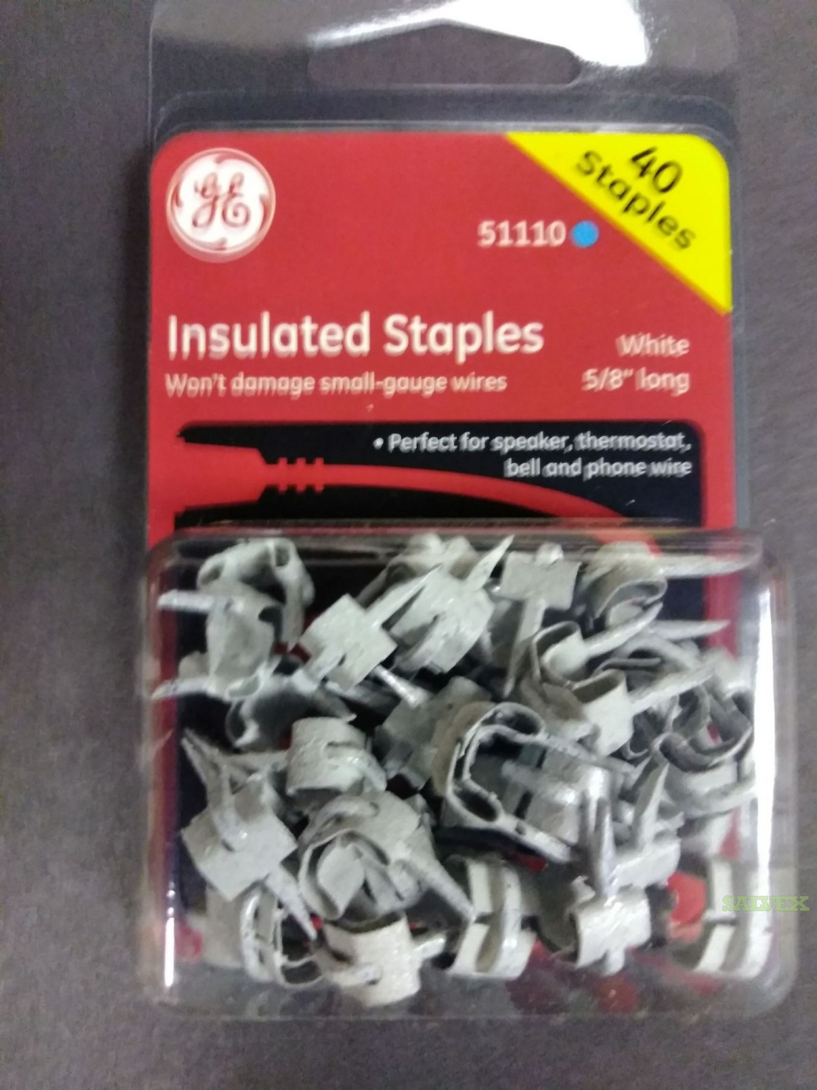 GE Insulated Staples 40 CT (3,475 Packs) | Salvex
