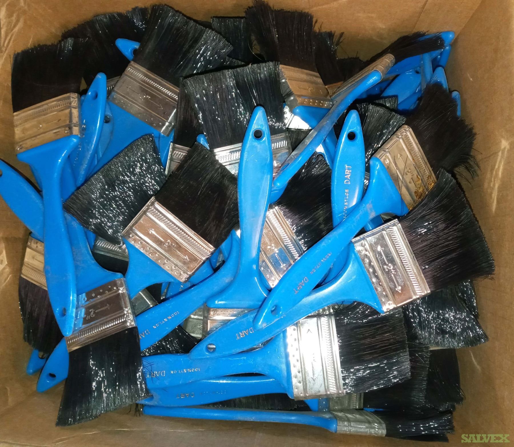 2" Paint Brushes - Blue Handle (1,400 Pcs) | Salvex