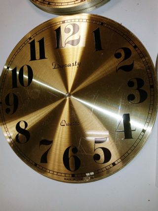 Clock Components - Brass Plated Metal Clock Dials / Faces (Over 100,000 ...