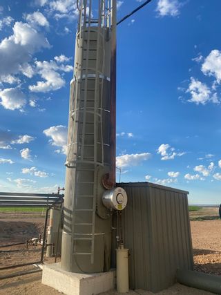 Cameron 4' x 20' Vertical Heater Treaters