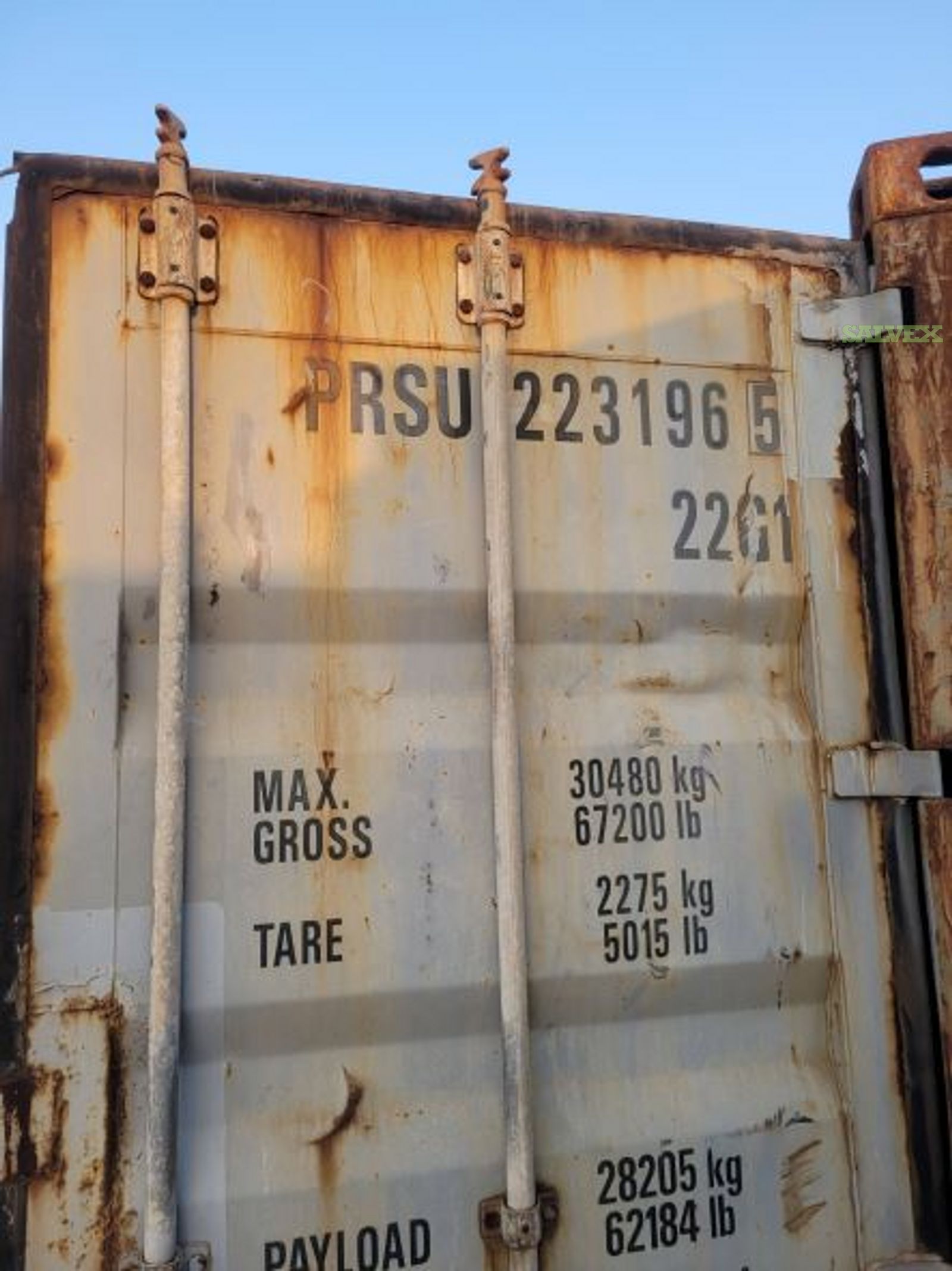 20' GP Containers (74 Units) | Salvex