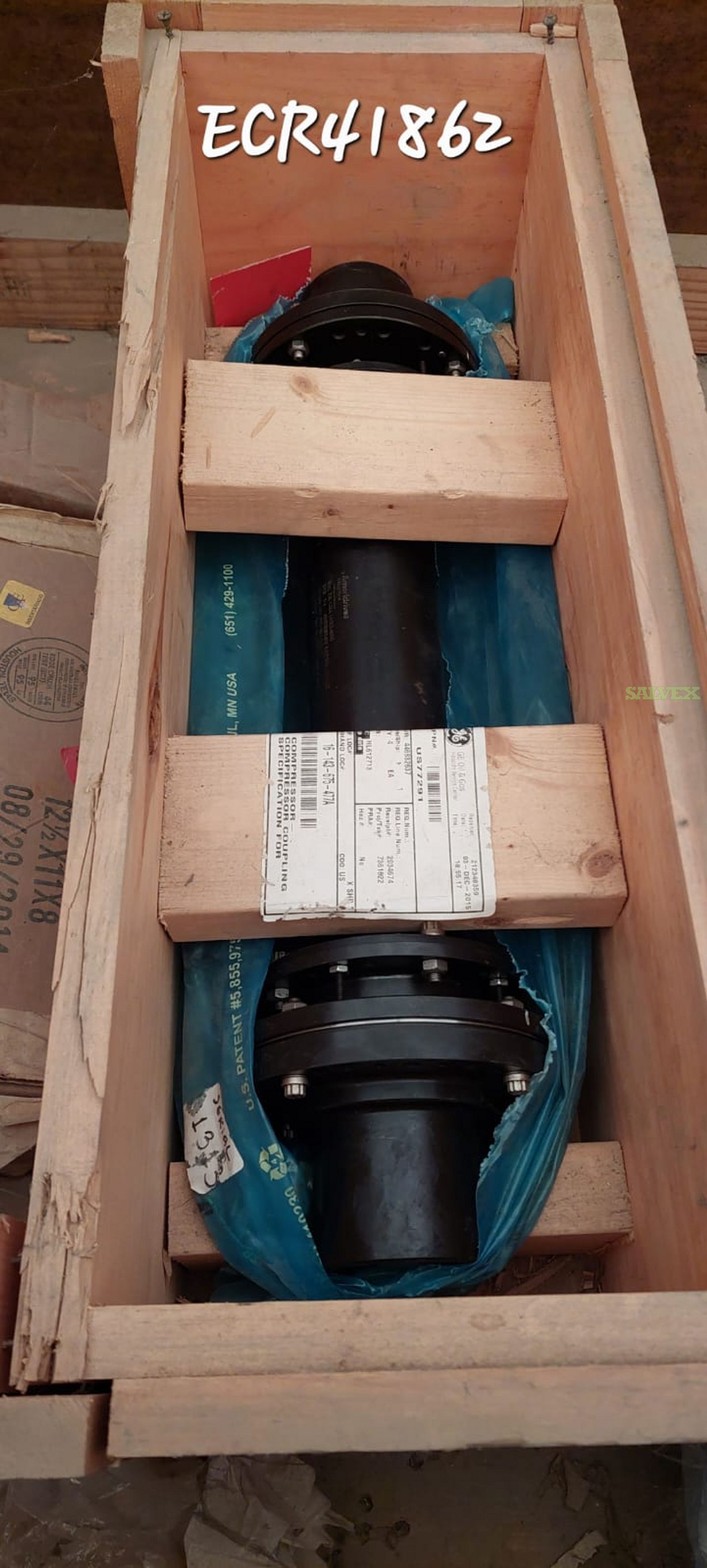 Compressor Coupling & Compressor Spare Rotor Set (3 Units) | Salvex