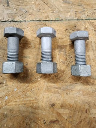 Galvanized Steel Head Cap Screw, Fixed Hex Nut and Washers (41,825 ...