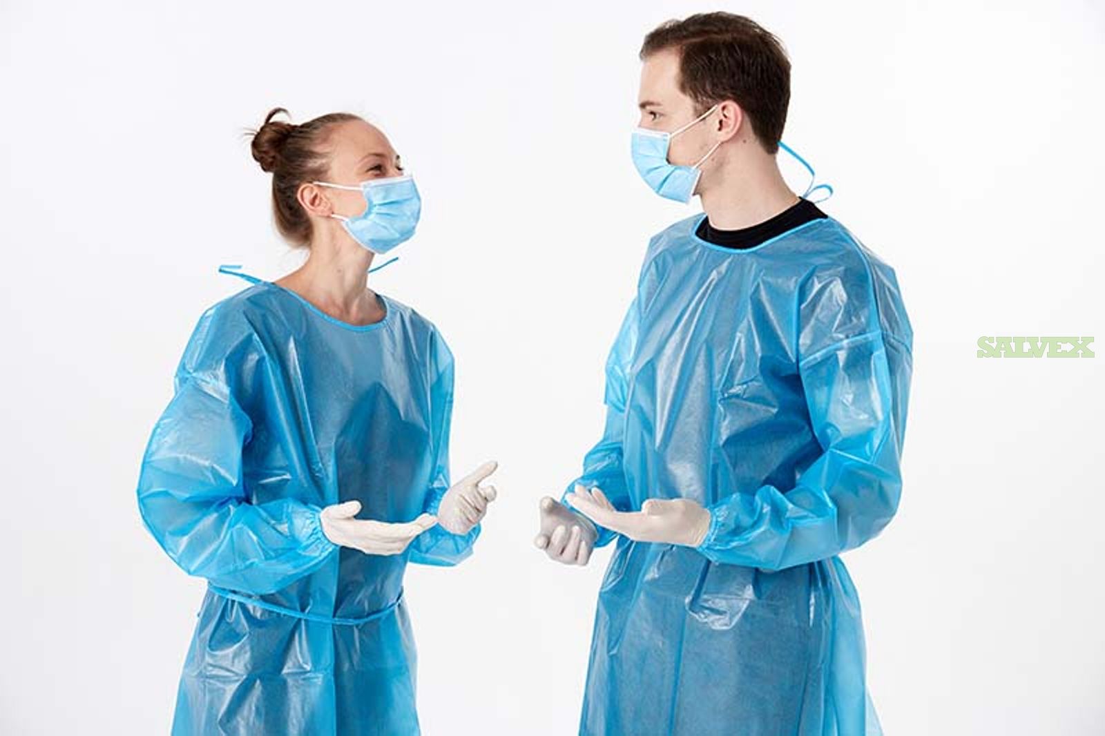 PPE: Isolation Gown, Boot Cover, Multi-Ply Bouffant and Multi-Ply SF ...