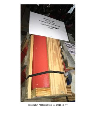 Centralisers, Stop Collars, Float Collar, Float Shoe, Cement Plug ...