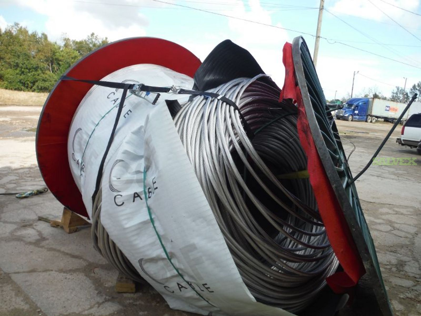 Cable Reel- 750 MCM AL Conductor Compacted (Damaged) (1 Unit) | Salvex