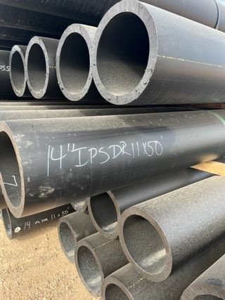 14" SDR 11 Poly Pipe (8,000 Feet/ 80 Metric Tons) | Salvex