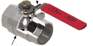 AOP Ball Valves 1/2" to 3" | Salvex