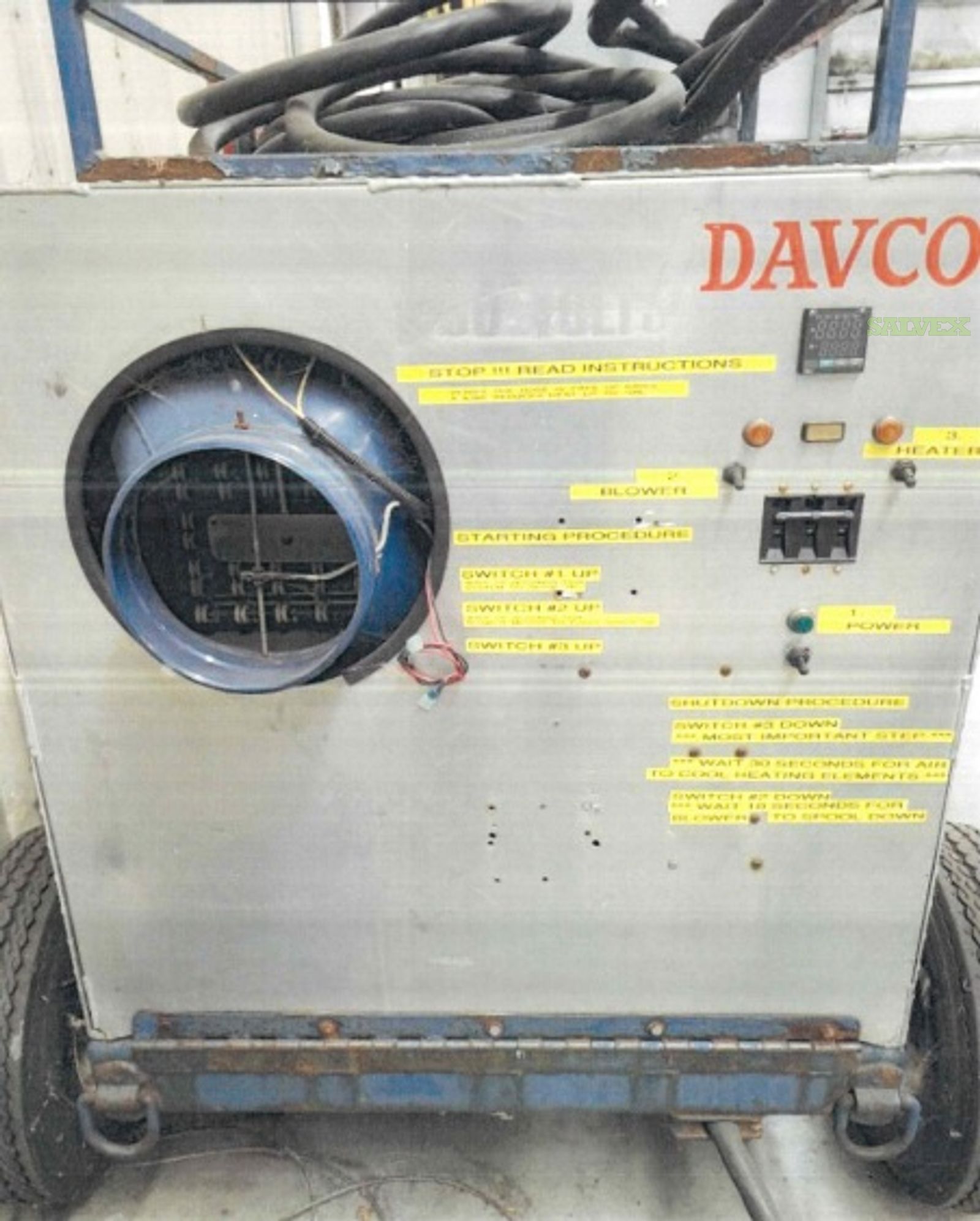 2002 Davco 40EH 240/480V Electric Cabin Heater (1 Unit) | Salvex