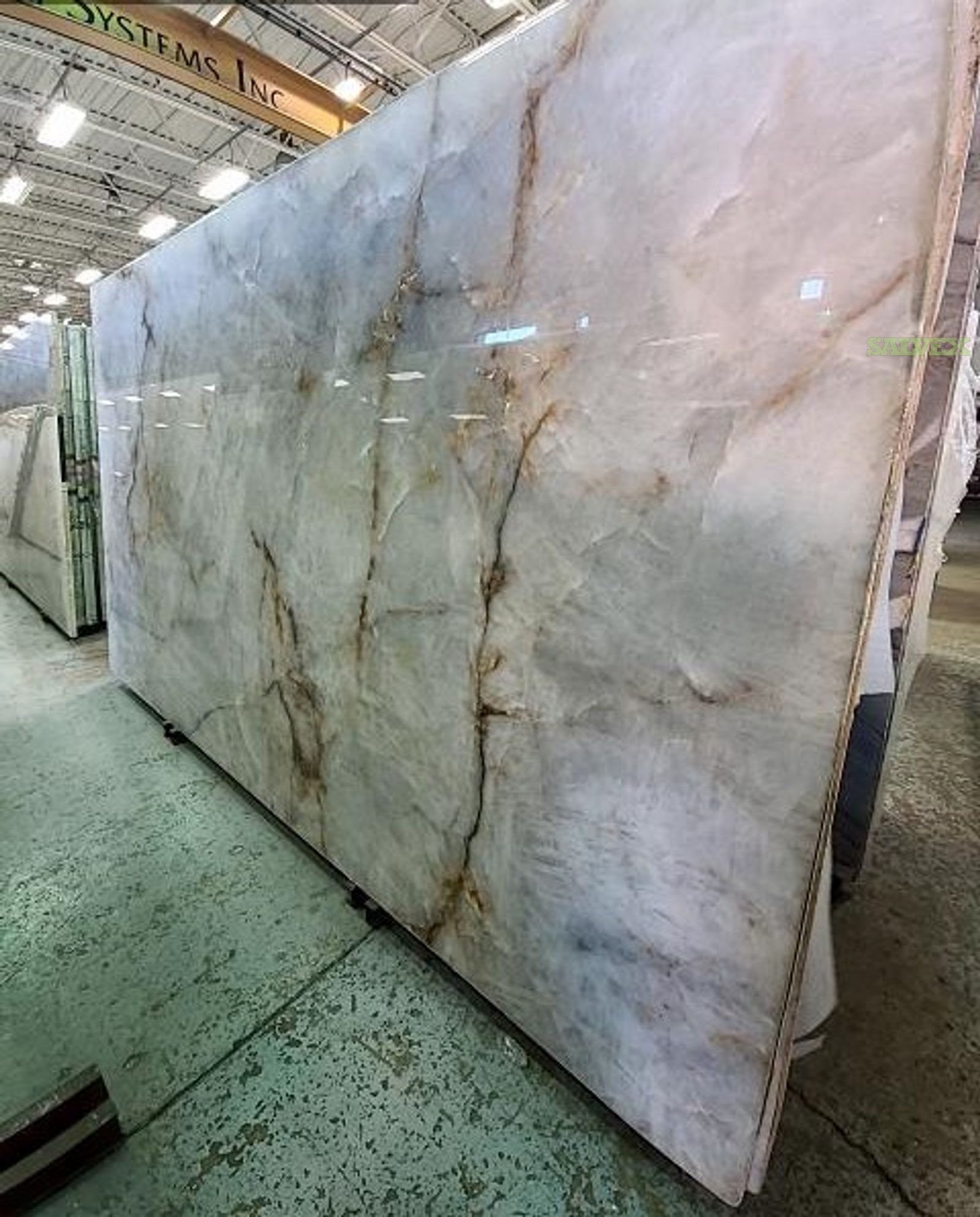 Crystallo 03CM Polished Quartzite Slabs (16 Slabs) | Salvex